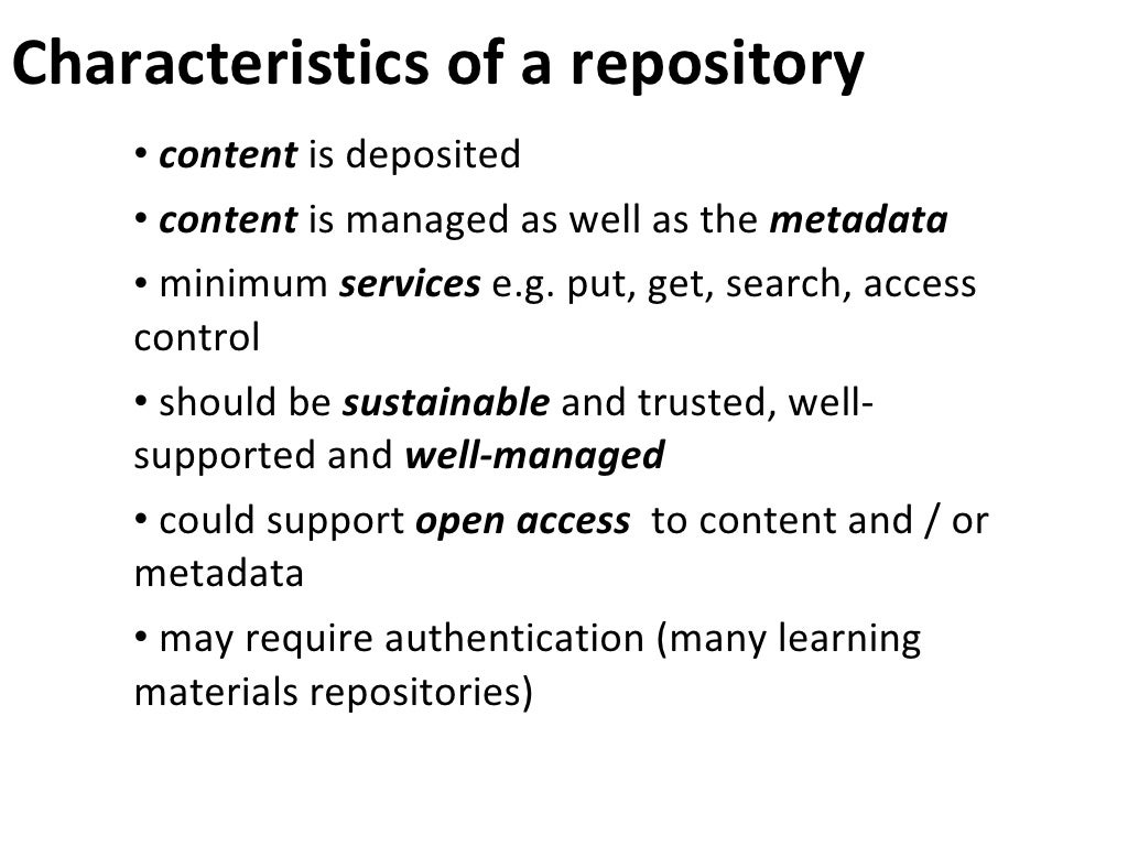 Digital Repositories in Teaching and Learning (ppt)