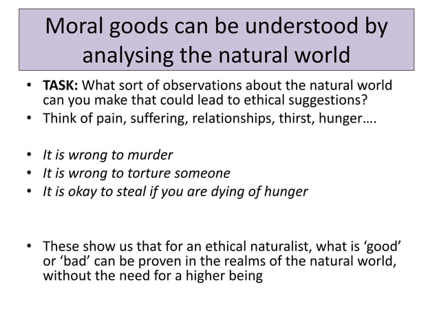 Ethical naturalism | PPT