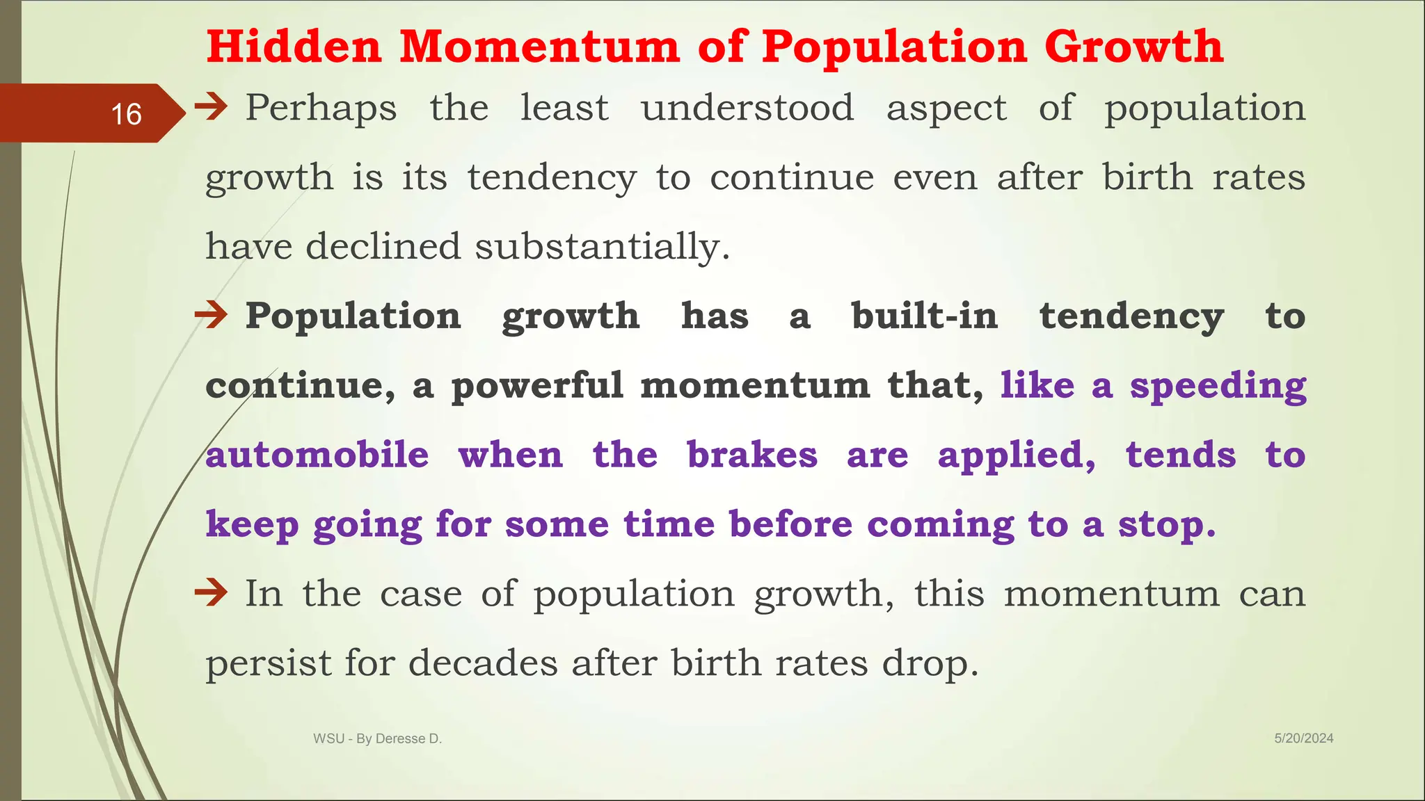 Population Growth and Economic Development | PPT