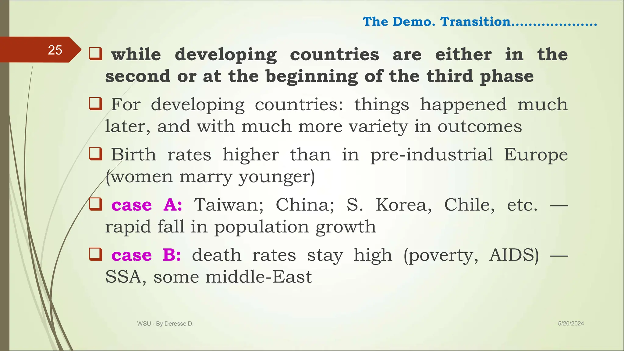 Population Growth and Economic Development | PPT