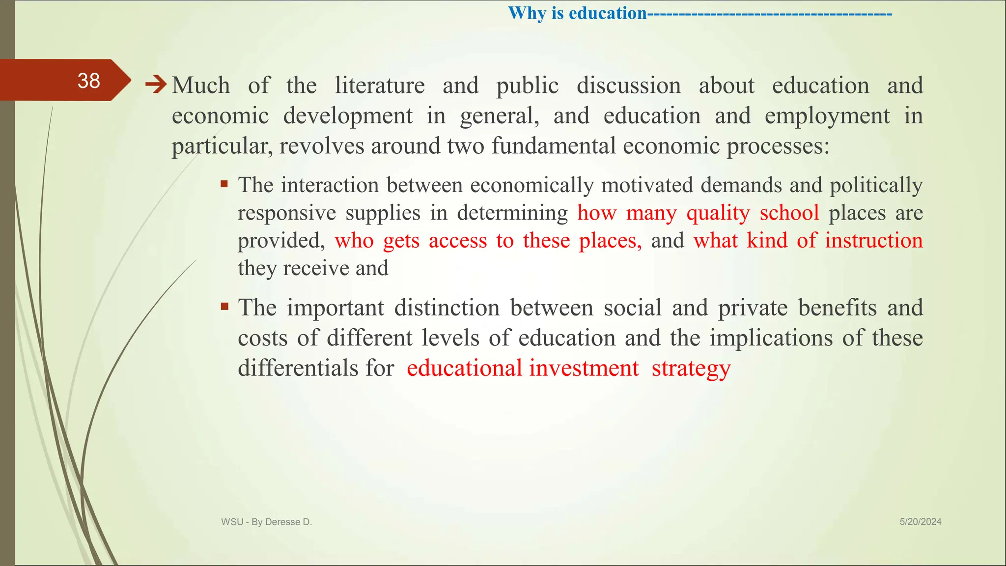 Human Capital: Education and Health in Economic Development | PPT
