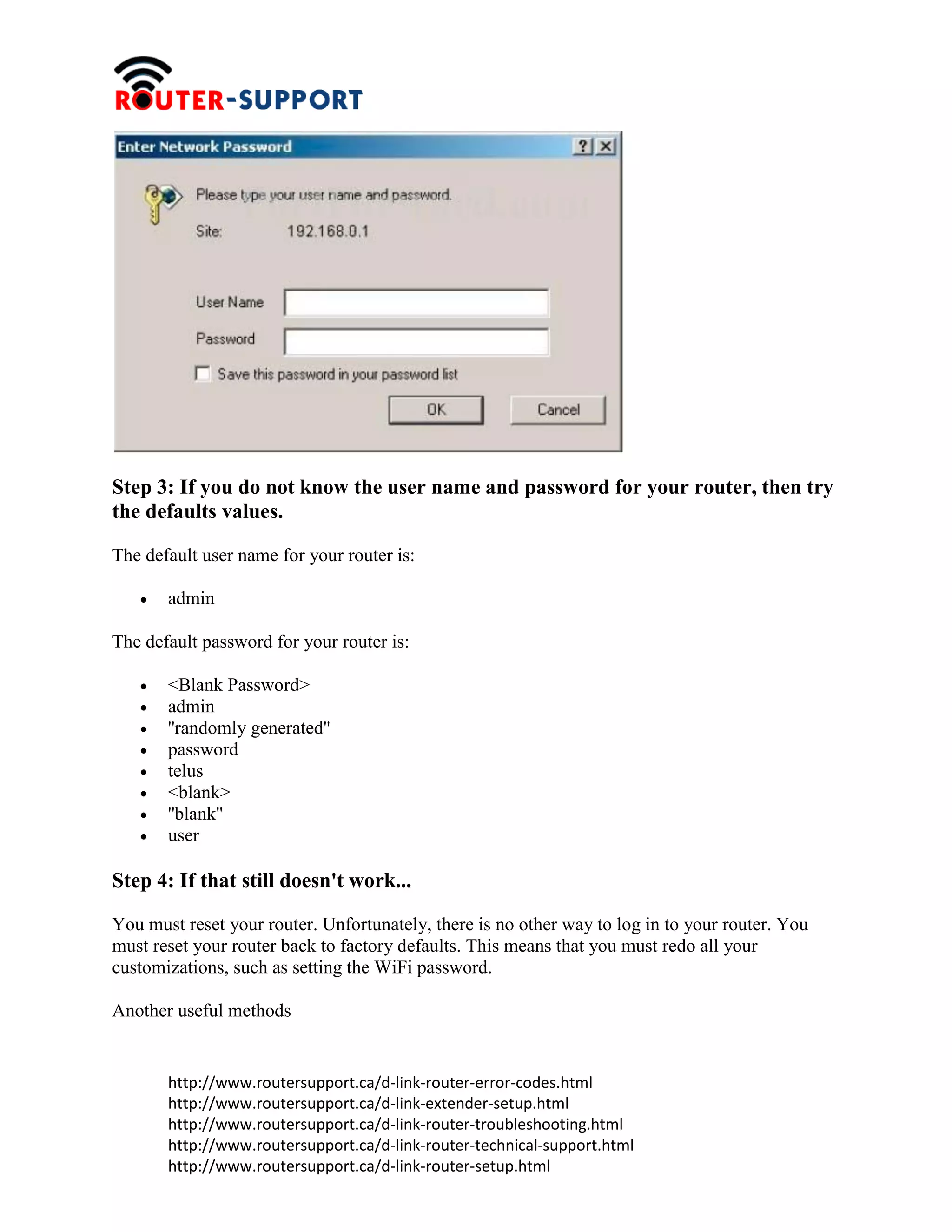 D link router-login | PDF
