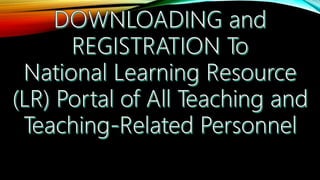 Downloading Steps | PPT