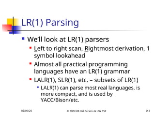 aaaaaaaaaaaaaaaaaaaaaaaaaabbbbbbbbbbbbbbbbbbbbbbD-lr-parsing.ppt