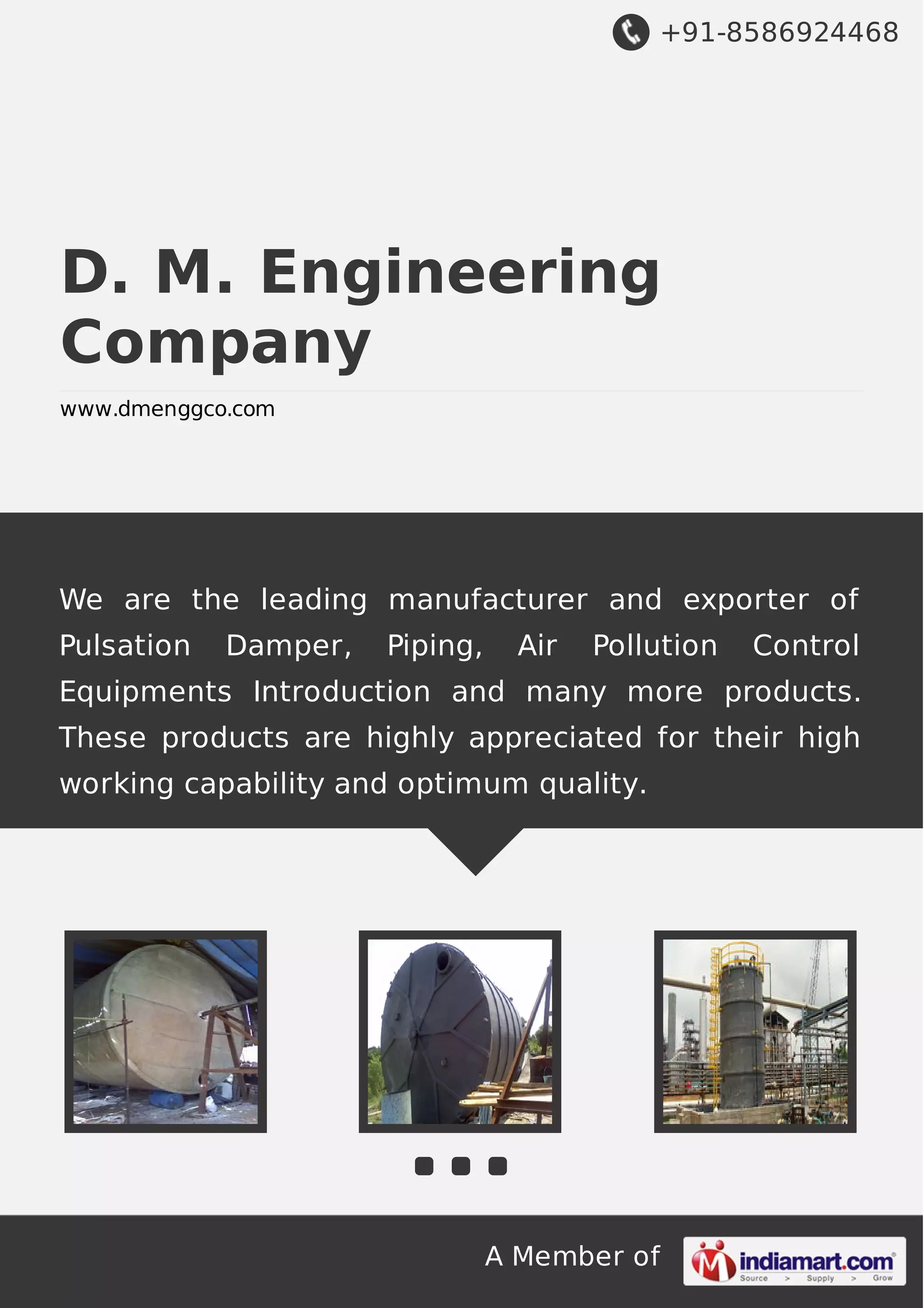 D m-engineering-company | PDF | Manufacturing Industry | Industries