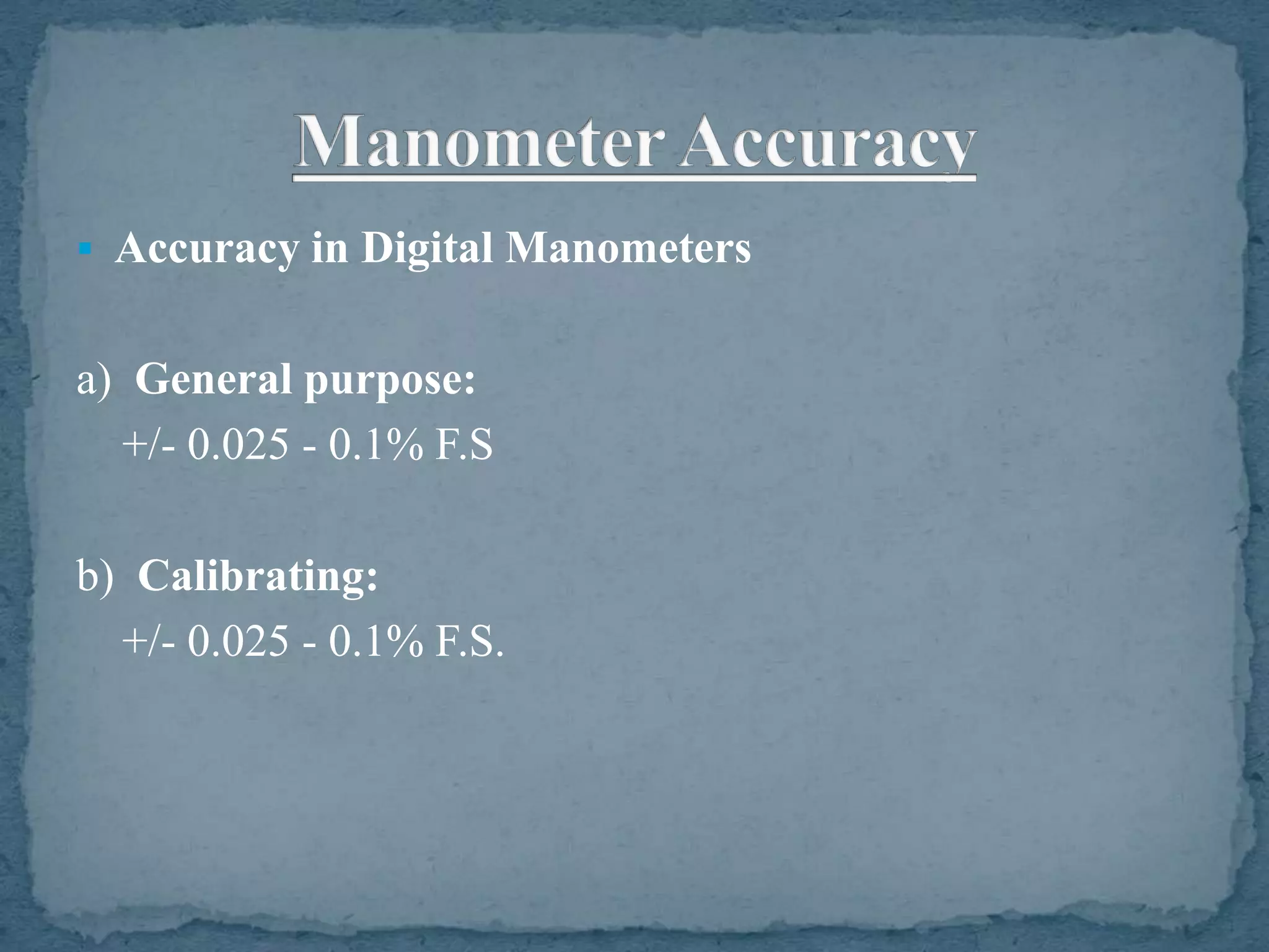 D manometer | PPTX
