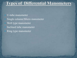 D manometer | PPTX