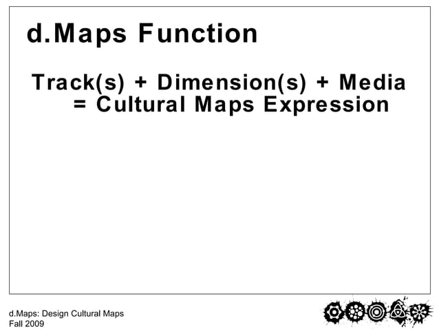 d.Maps: Design Cultural Maps Introduction | PPT