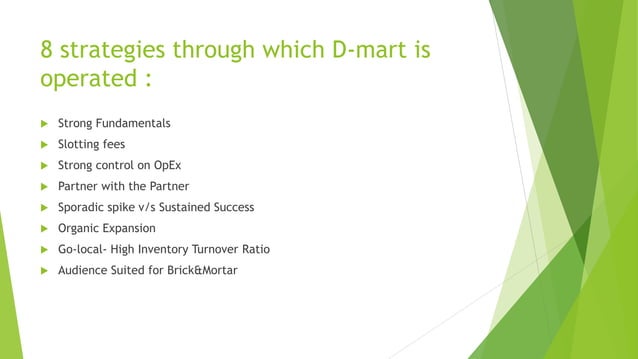 D-MART.pptx | Retail Industry | Industries