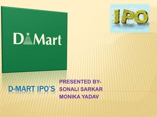 D mart ipos | PPTX