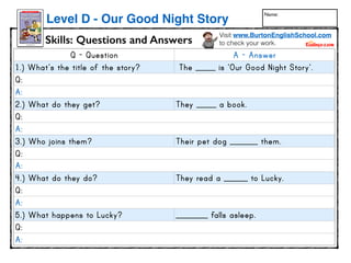 D Our Good Night Story | PDF