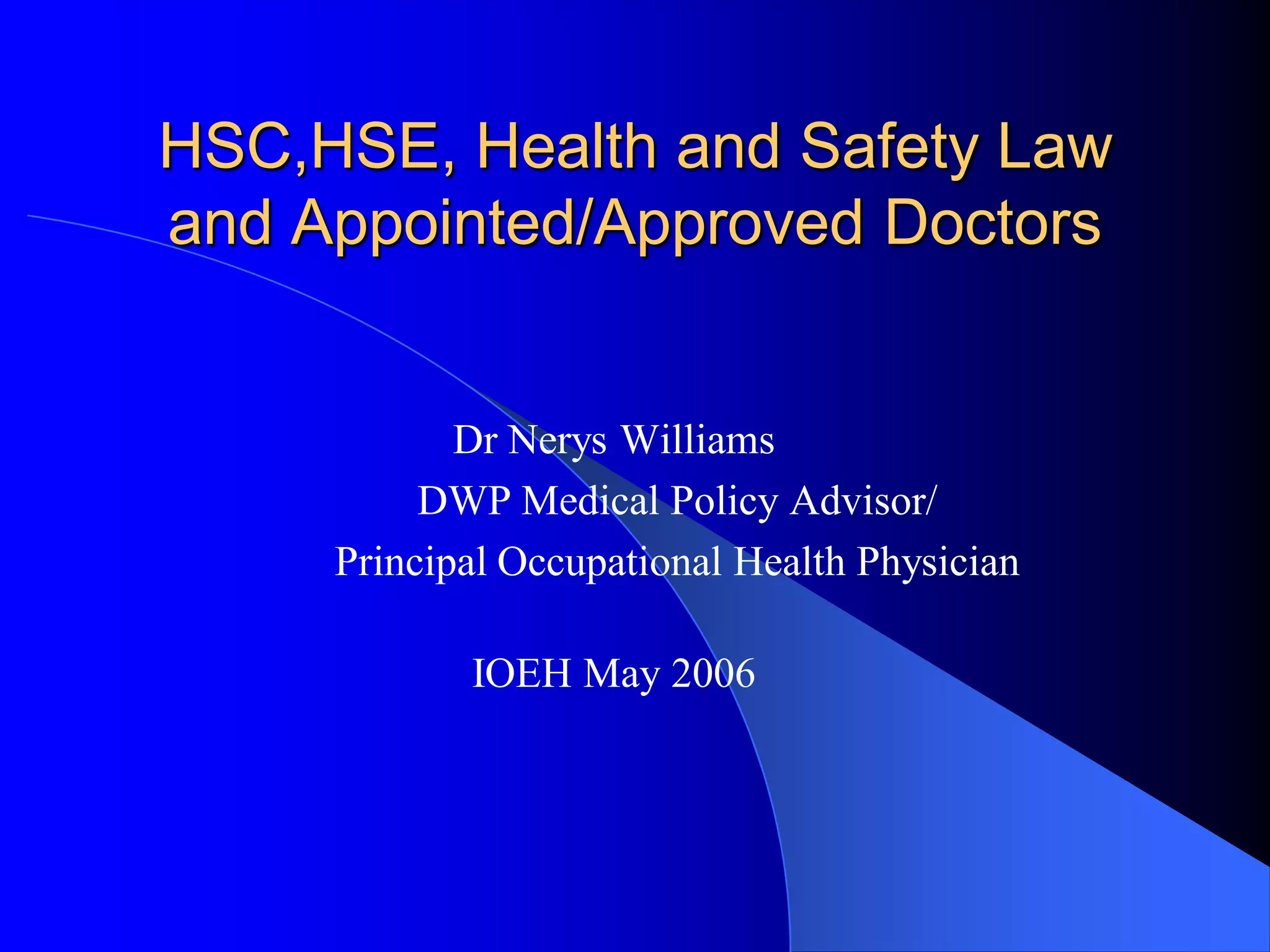 D Part 15 Hsc & Hse | PDF | Healthcare Industry | Industries