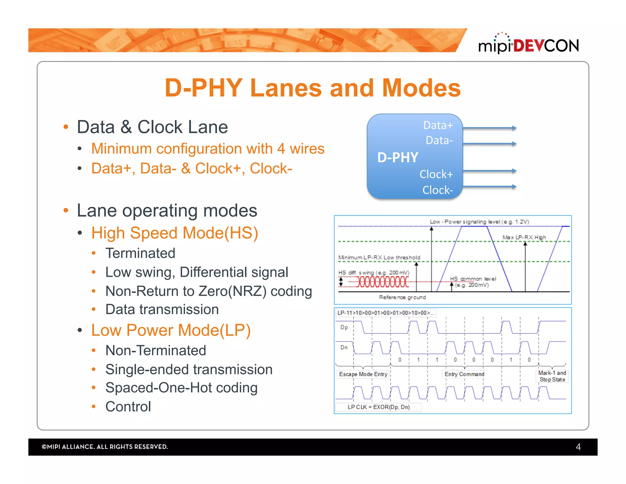 MIPI DevCon 2016: MIPI D-PHY - Physical Layer Test & Measurement ...