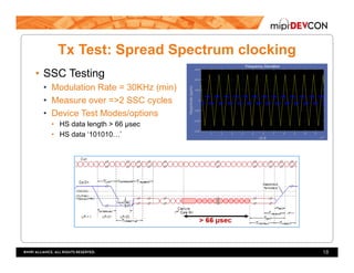 MIPI DevCon 2016: MIPI D-PHY - Physical Layer Test & Measurement ...