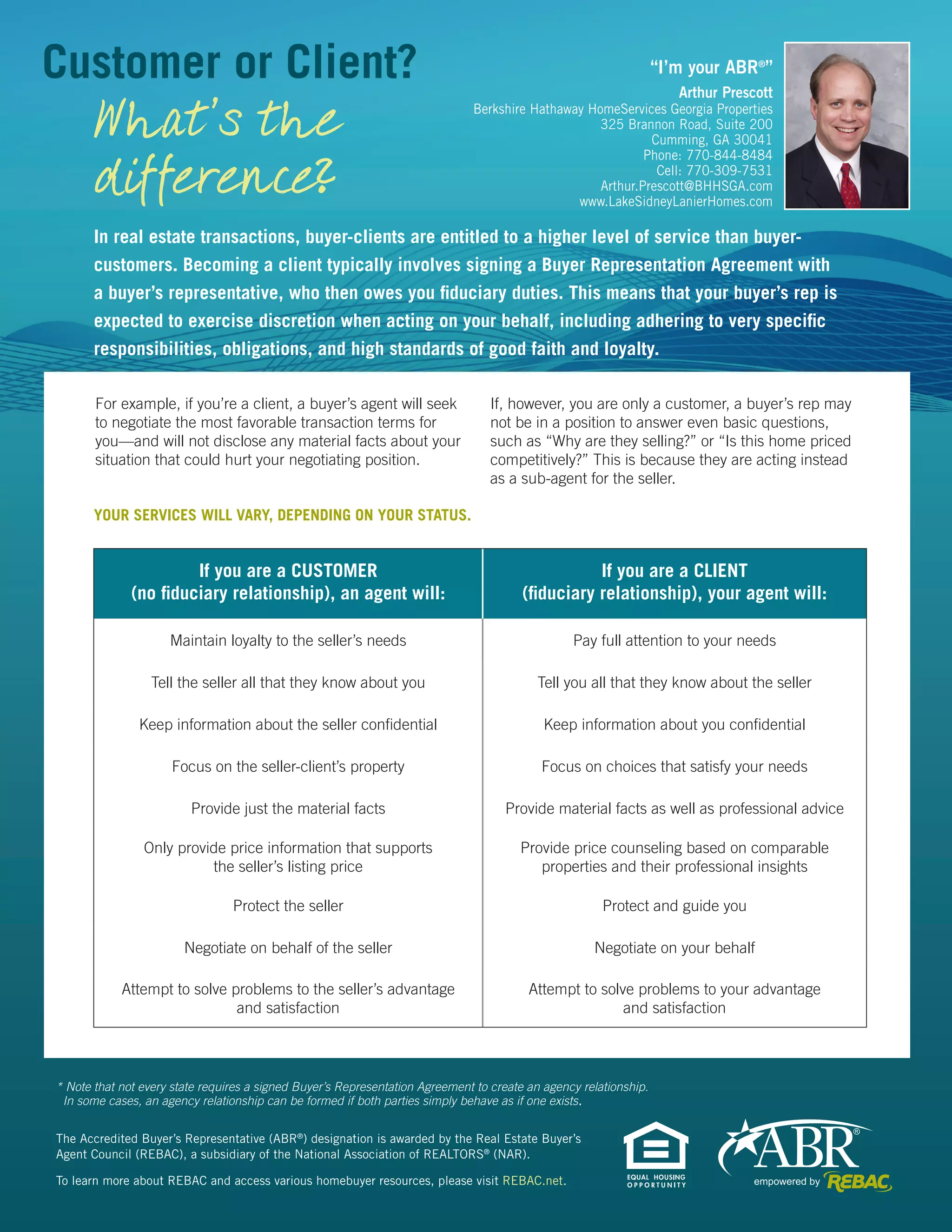 Customer Or Client? What's The Difference In Real Estate Representation ...