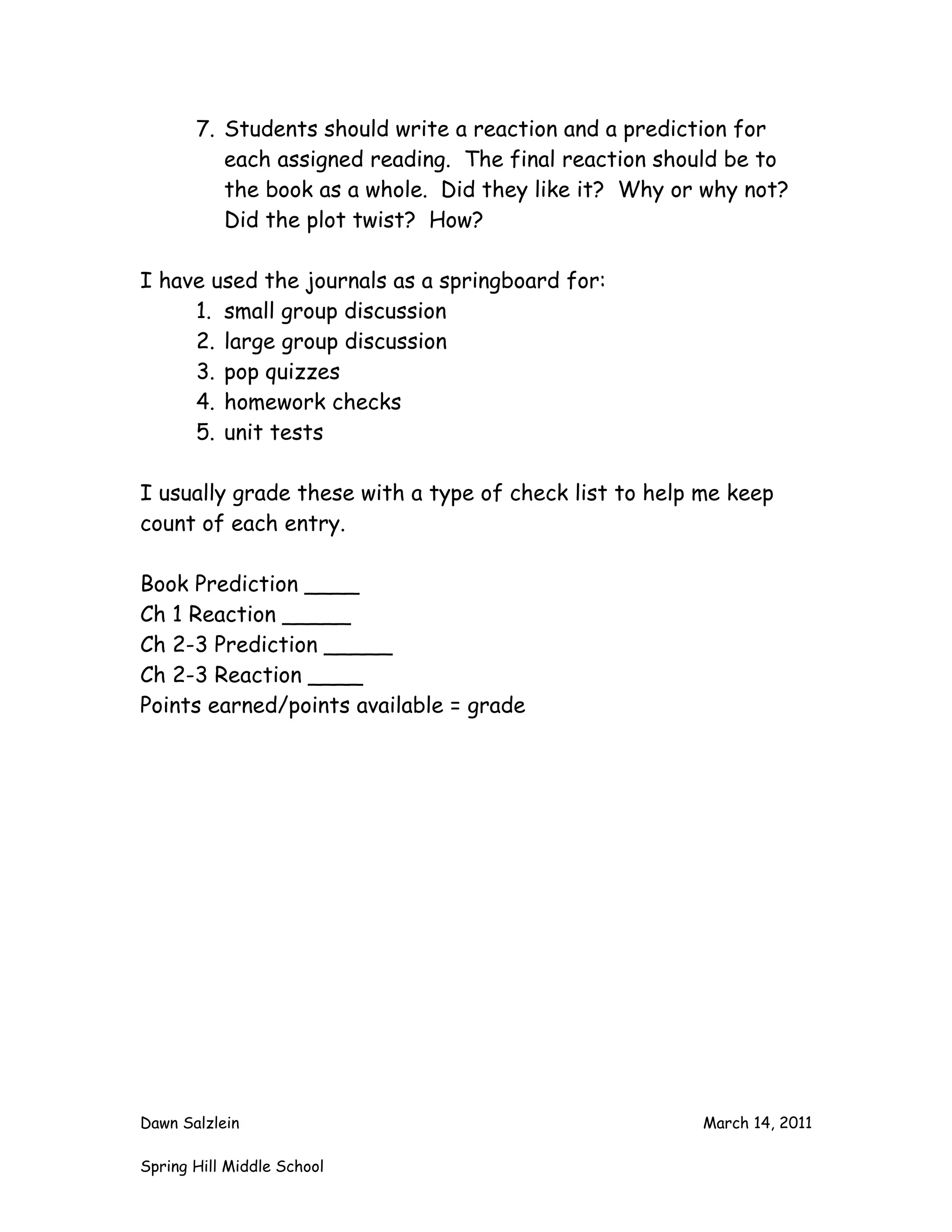 A Reader Response Approach to Novels | DOC