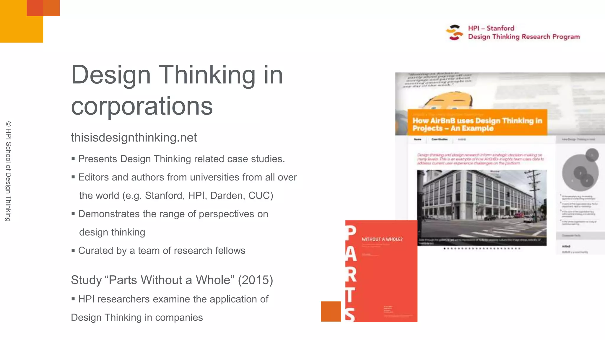 Introduction HPI School of Design Thinking | PPT