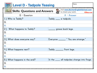 D Tadpole Teasing | PDF