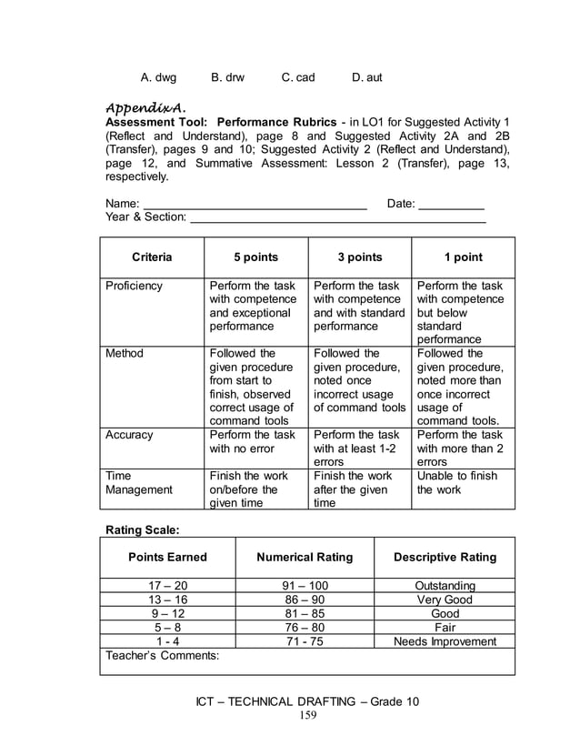 Technical Drafting Module 5 Pdf