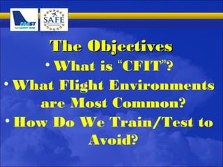Teachng and Testing CFIT Avoidance | PPT