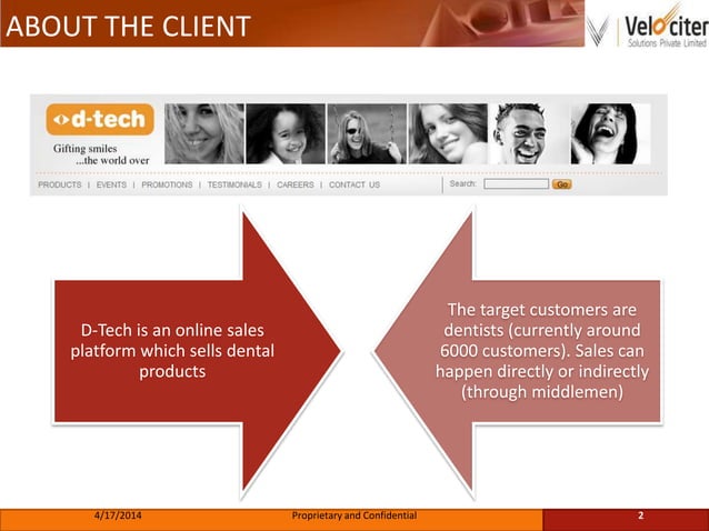 Velociter Case Studies (D-tech) | PPT