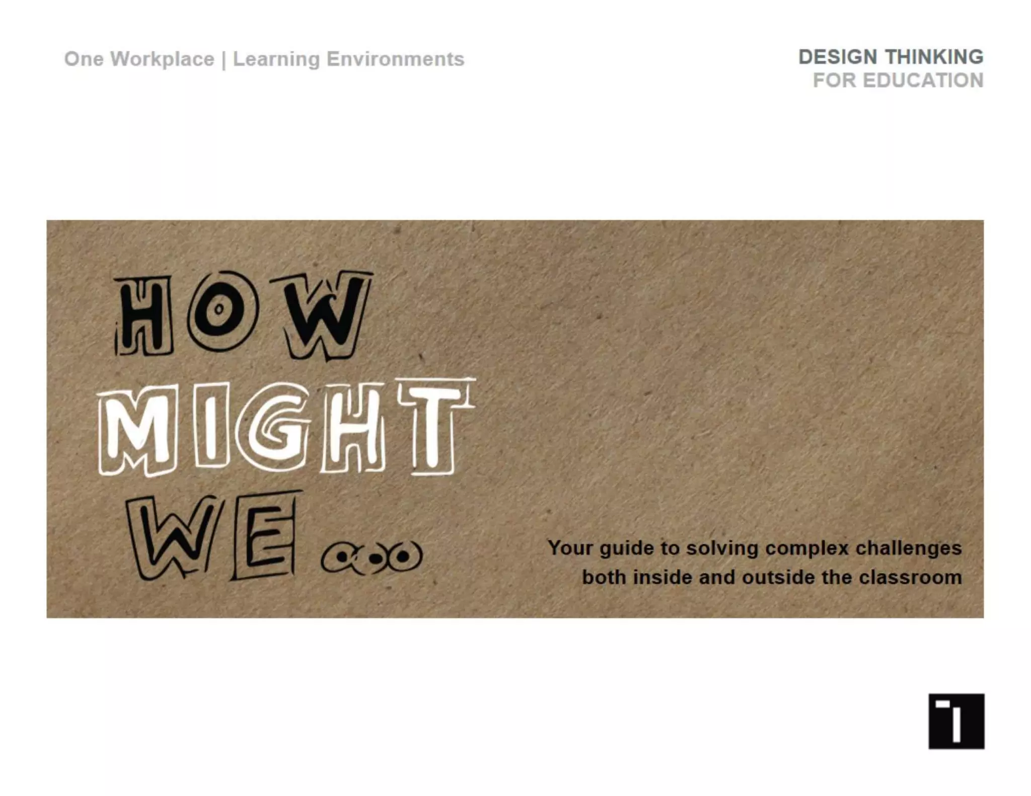 d thinking workbook | PPTX