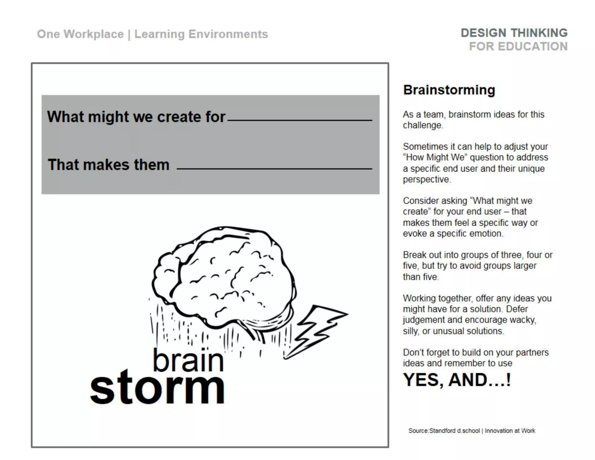 d thinking workbook | PPTX