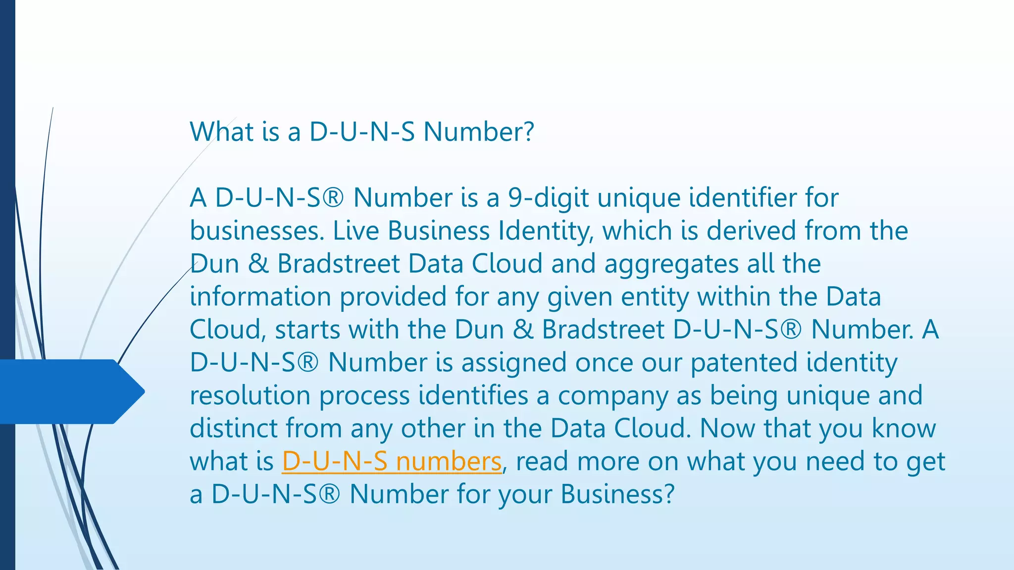 D-U-N-S numbers.pptx