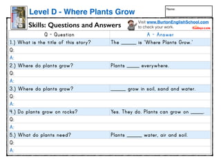 D Where Plants Grow | PDF