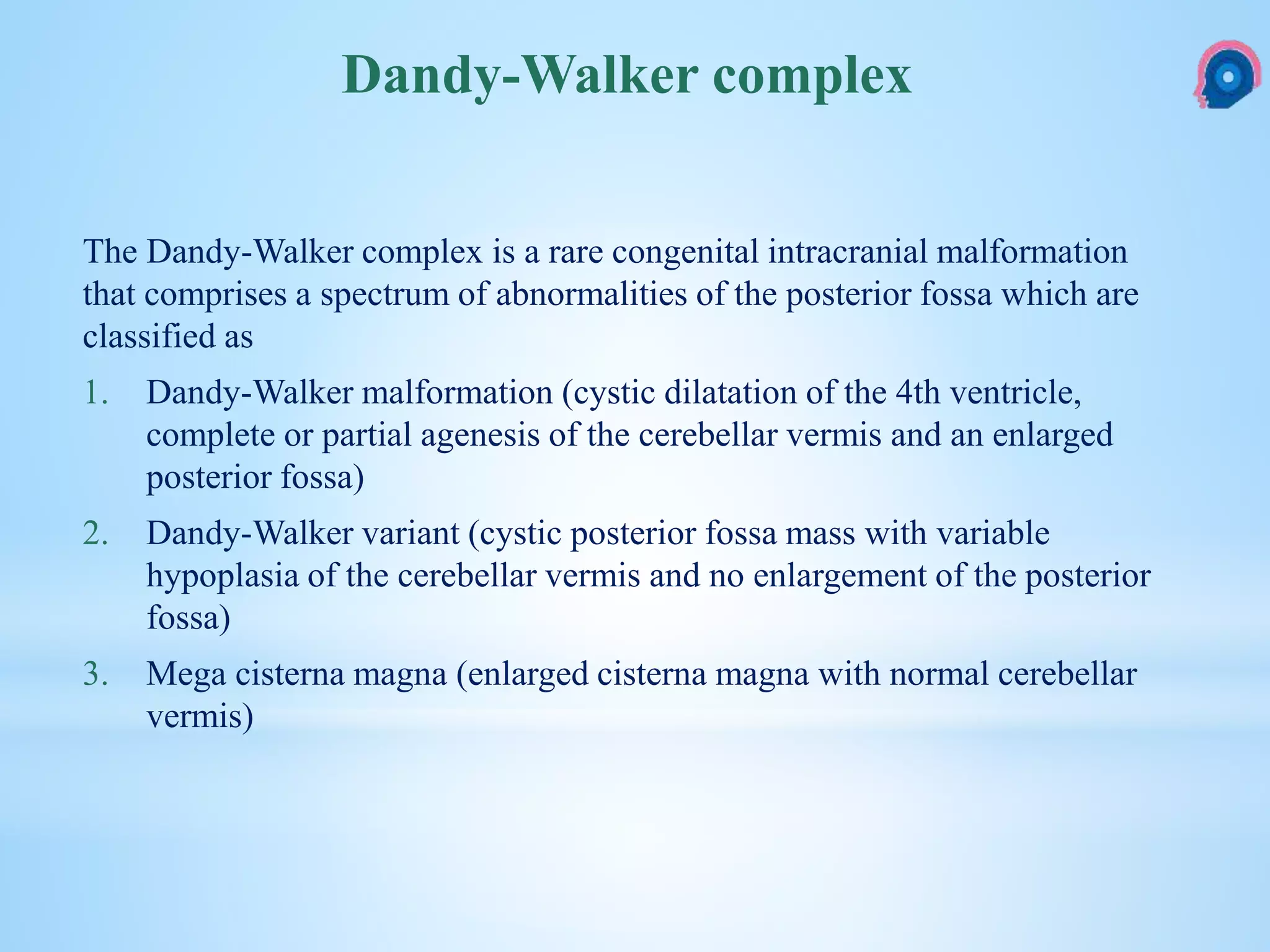 Dandy Walker syndrome | PPTX | Pregnancy | Reproductive Health