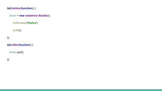 Selenium Webdriver | PPTX | Web Development | Internet