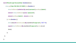Selenium Webdriver | PPTX