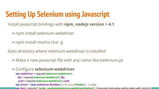 Selenium Webdriver | PPTX | Web Development | Internet