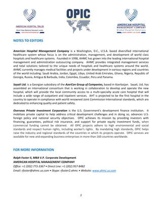 AHMC-Sayali-OPIC Press Release 072215 FINAL | PDF