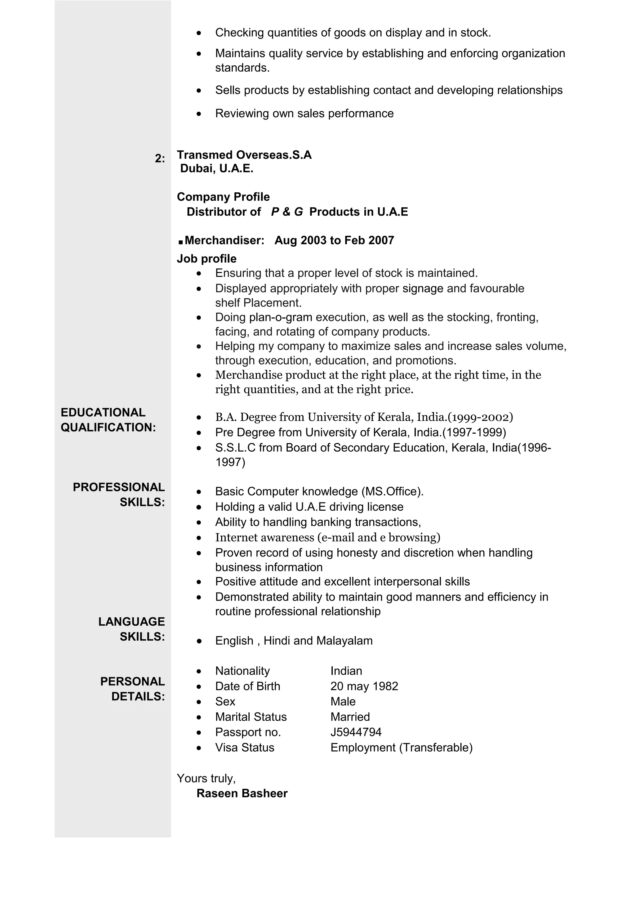 raseen copy | DOC | Business Administration | Business