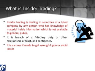Insider trading_Overview & Objective_IICA_07.01.2013_MK | PPTX