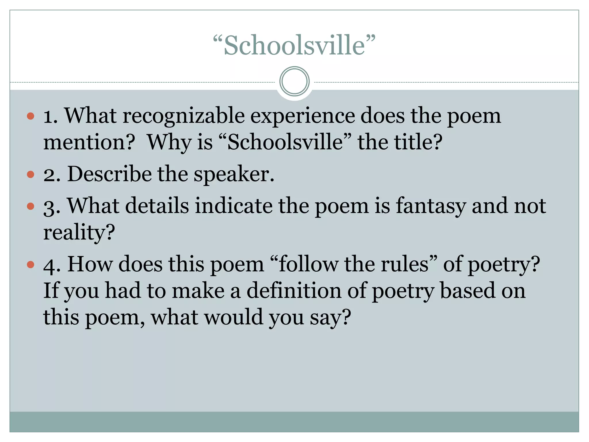 Poetry-Overview | PPTX