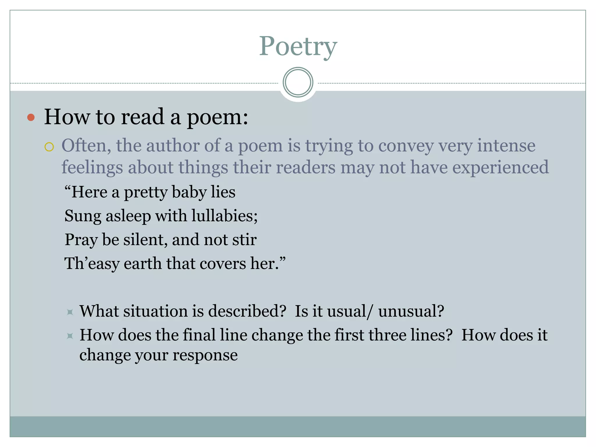 Poetry-Overview | PPTX