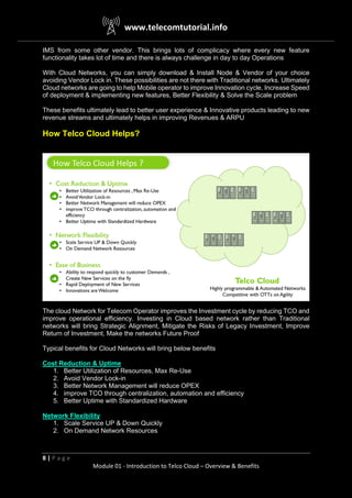 Telco Cloud - 01. introduction to Telco cloud | PDF