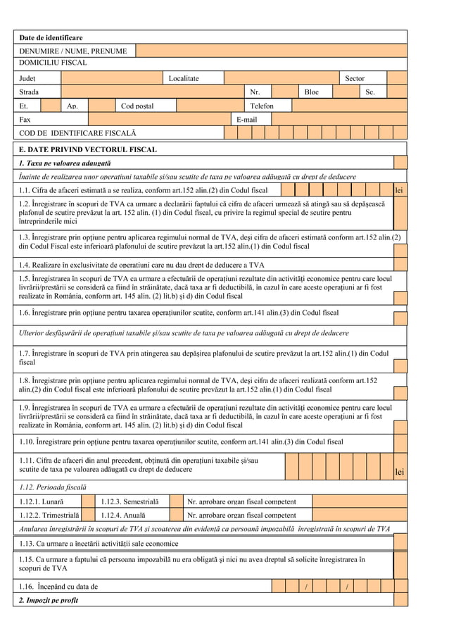 D010 2014 editabil | PDF