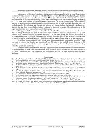 An adaptive protection scheme to prevent recloser-fuse miscoordination in distribution feeders ...