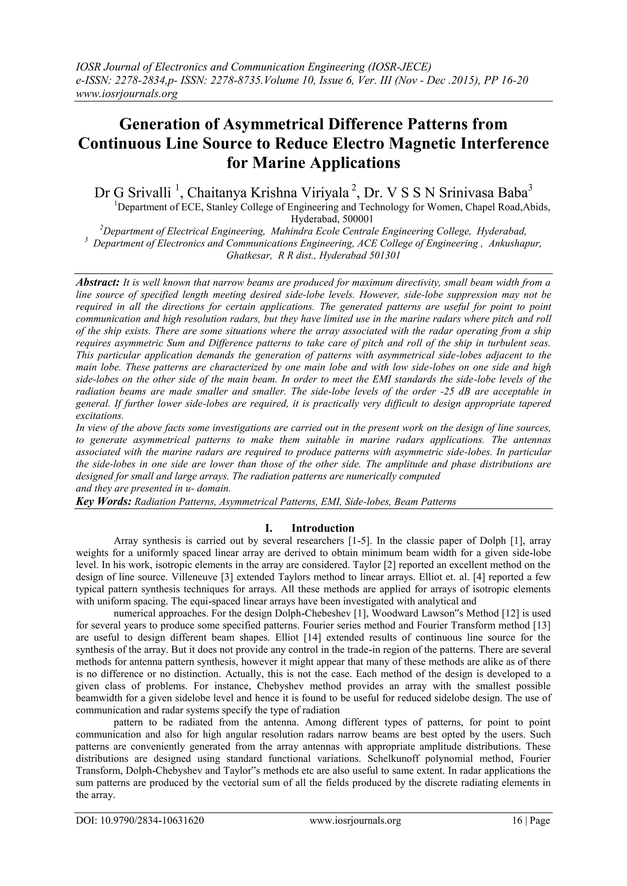 Generation of Asymmetrical Difference Patterns from Continuous Line ...