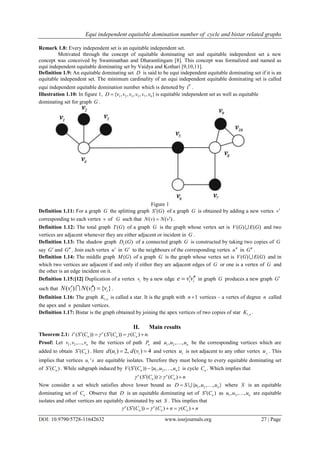 Equi independent equitable domination number of cycle and bistar related graphs | PDF
