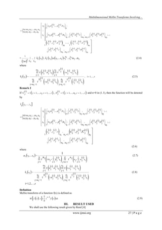 International Journal of Mathematics and Statistics Invention (IJMSI) | PDF
