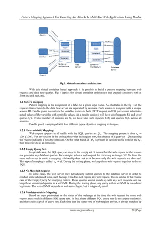 Pattern Mapping Approach for Detecting Xss Attacks In Multi-Tier Web Applications Using Double ...
