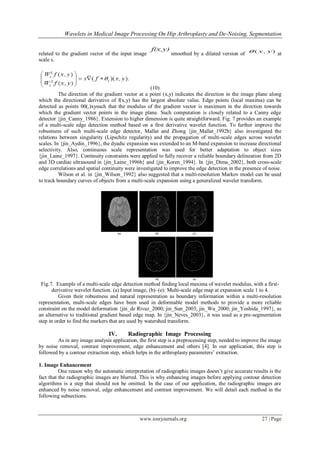 Wavelets in Medical Image Processing On Hip Arthroplasty and De-Noising, Segmentation | PDF
