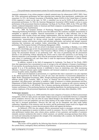 Can performance measurement systems be used to measure effectiveness of ...