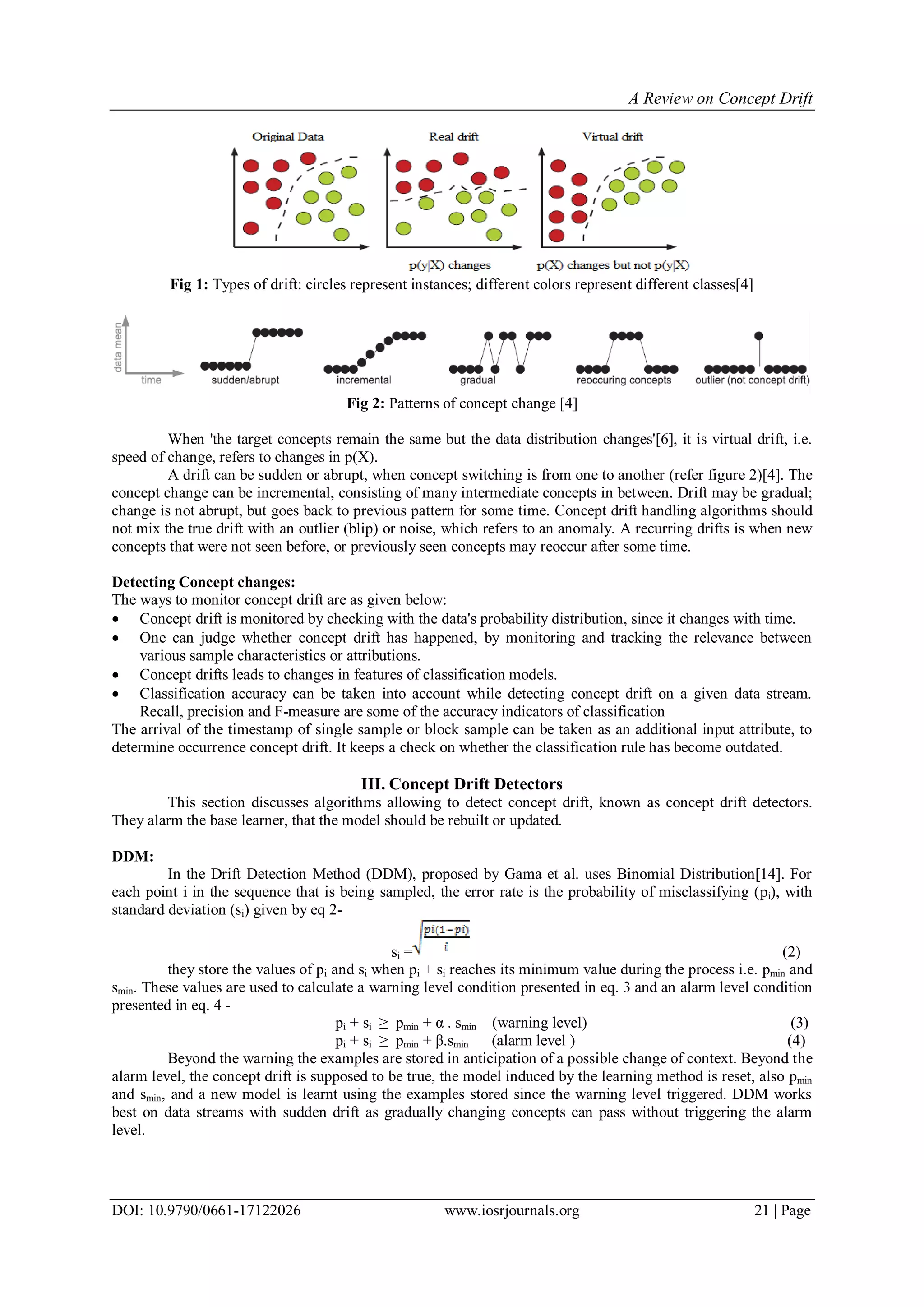 A Review on Concept Drift | PDF