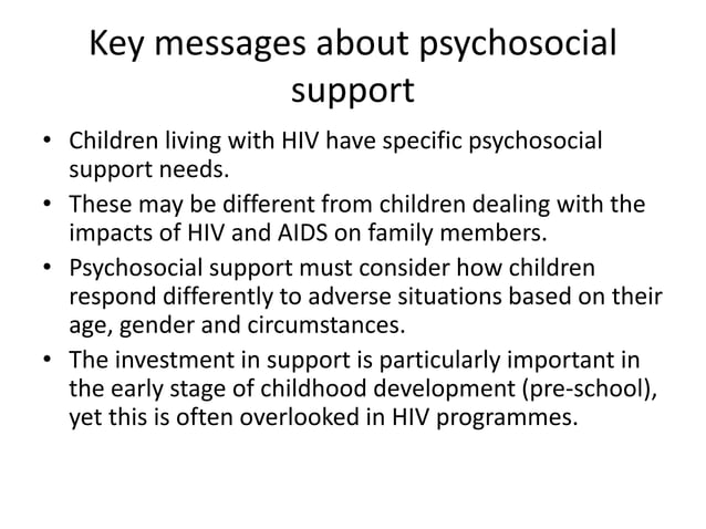 What is Psychosocial Suport (2) | PPT