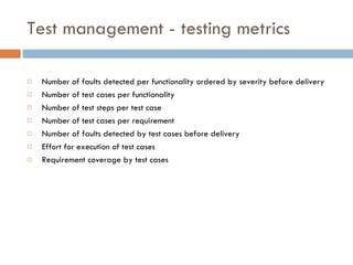 Test Management introduction | PPT